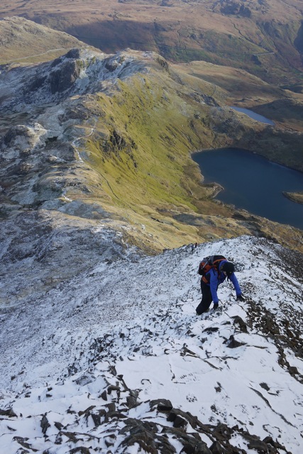 Rob Johnson: Crib Goch in the Snow