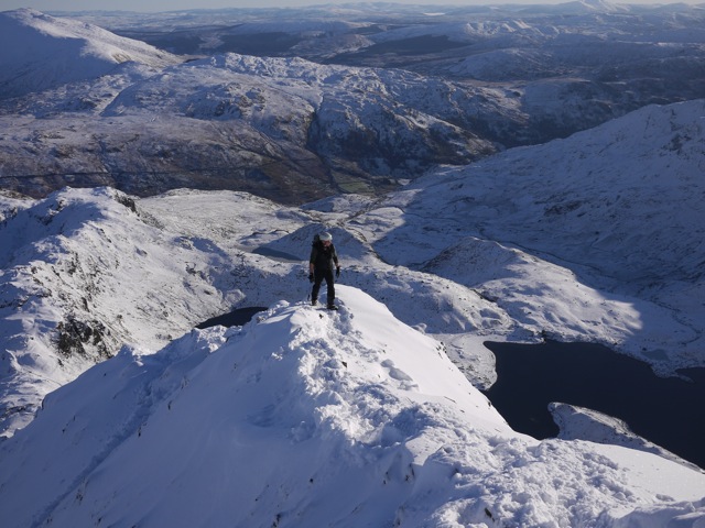 Rob Johnson: Crib Goch in the Snow - what a day!