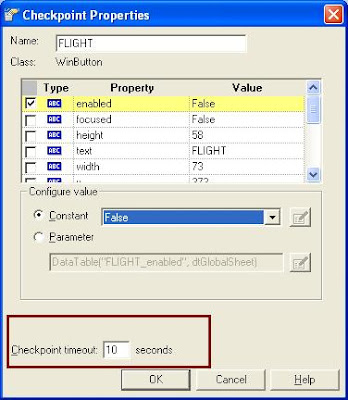 Quick Test Professional Tutorials: Shortcuts for Standard Checkpoint in ...