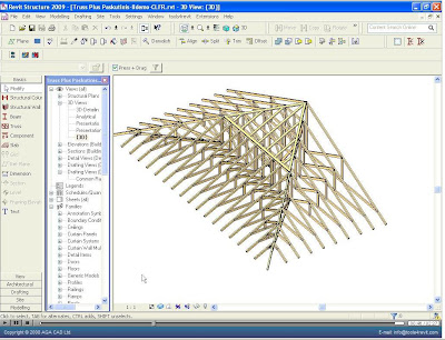 Who's afraid of the Big Bad BIM?: Tools4Revit Roof Truss Generator