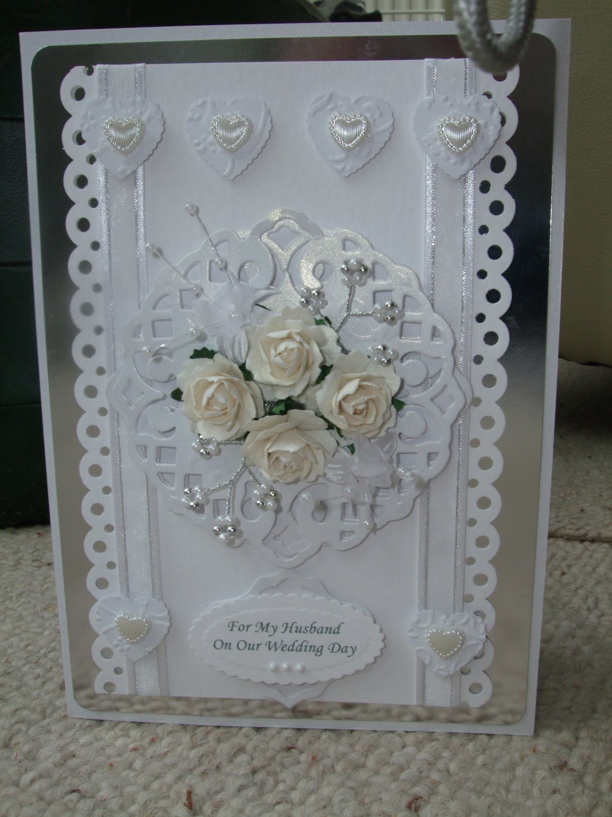 My Crafty Cupboard: A special wedding card