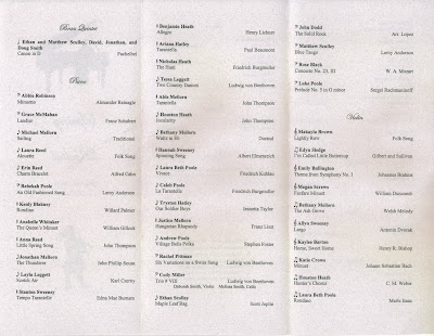 Piano Recital Program Template - piratebaynet