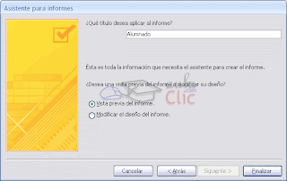 Microsoft Access 2007: ASISTENTE PARA INFORMES (II)