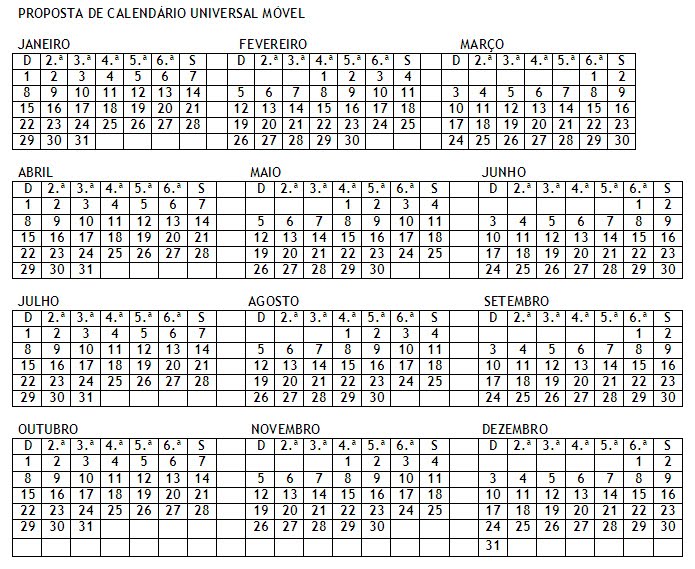 Calendario con las semanas numeradas - Imagui