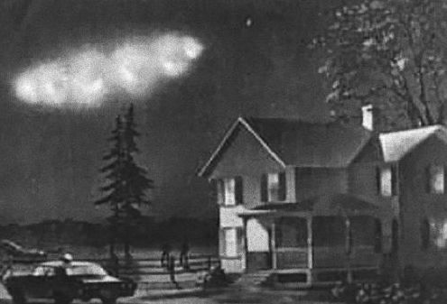 Artist's conception of the incident at Exeter