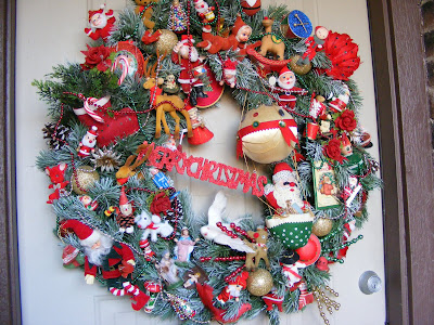 Creating Myself: My ticky-tacky vintage wreath & Day 12 box...