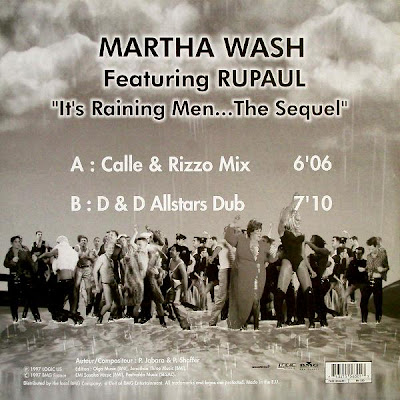 Disco2GO: MARTHA WASH FEATURING RUPAUL – (1997) IT'S RAINING MEN... THE ...