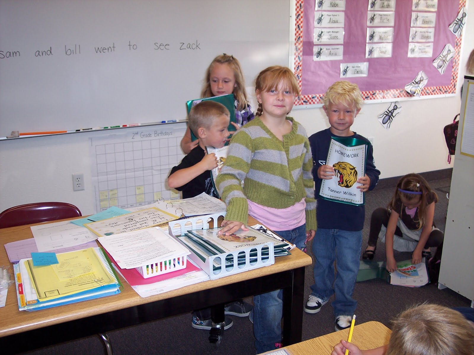 Pioche 1st & 2nd: Turning in Homework is. . .Easy!