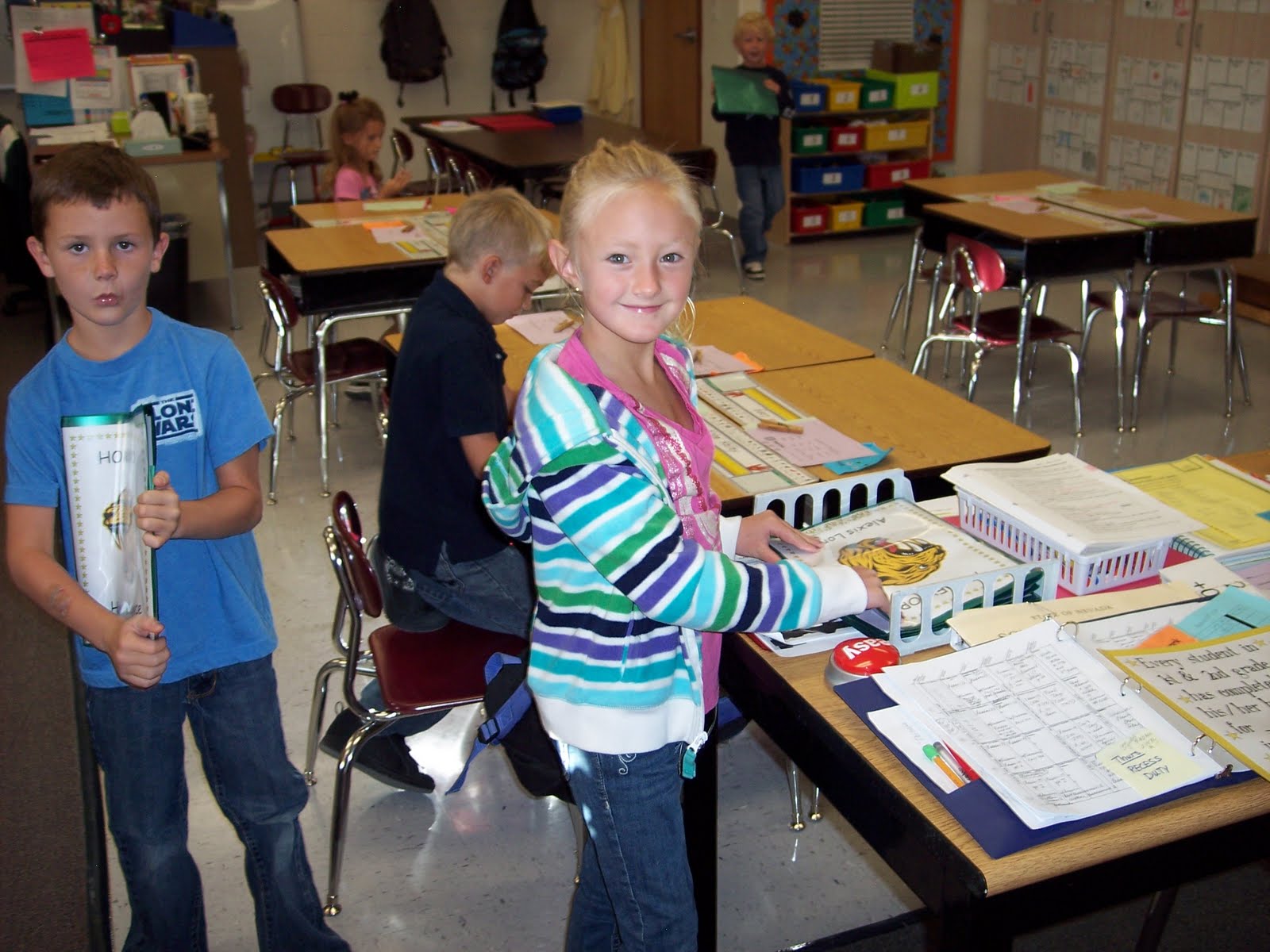 Pioche 1st & 2nd: Turning in Homework is. . .Easy!