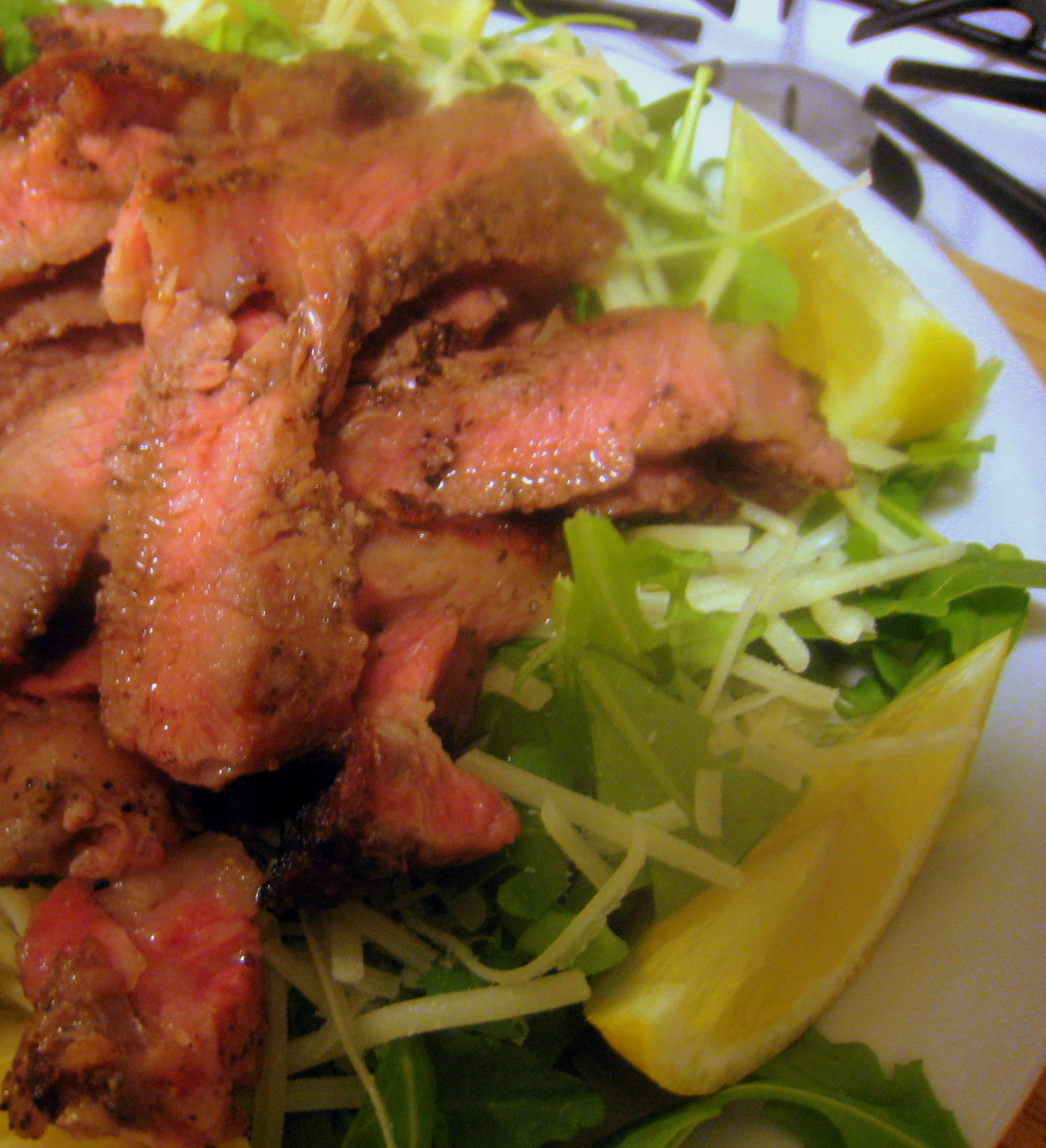 Dinner by Seven Thirty: Bistecca Tagliata