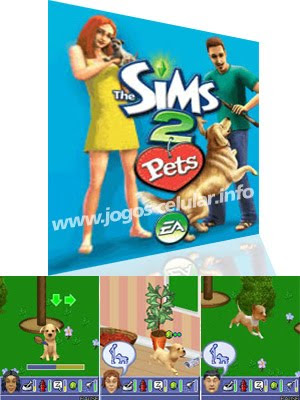 Jogos java para celular: Jogo - The Sims 2: Pets (Java e Symbian)