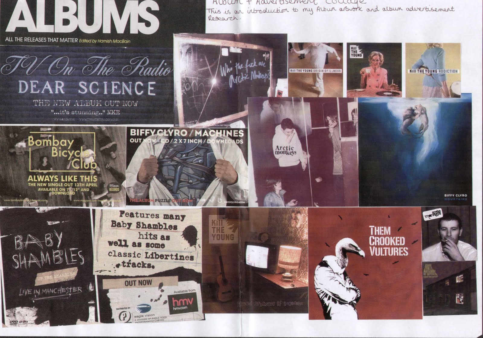 Media planning & research: Advertisement and Album college