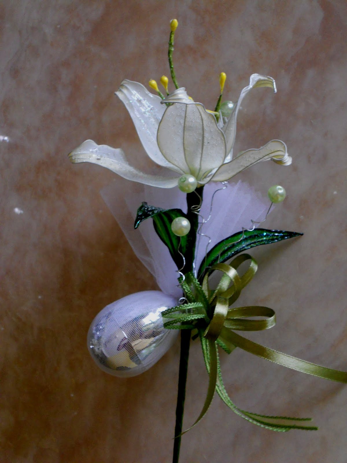 Cemara Qaseh Craft & Deco: BUNGA PAHAR DIP - LILY