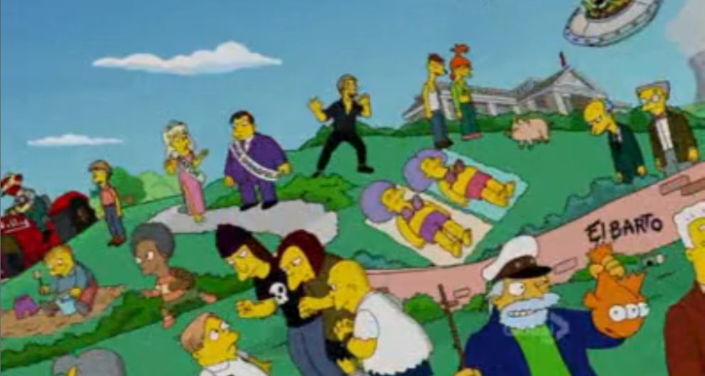 -> Frases de Películas: Personajes del nuevo Intro de los Simpson