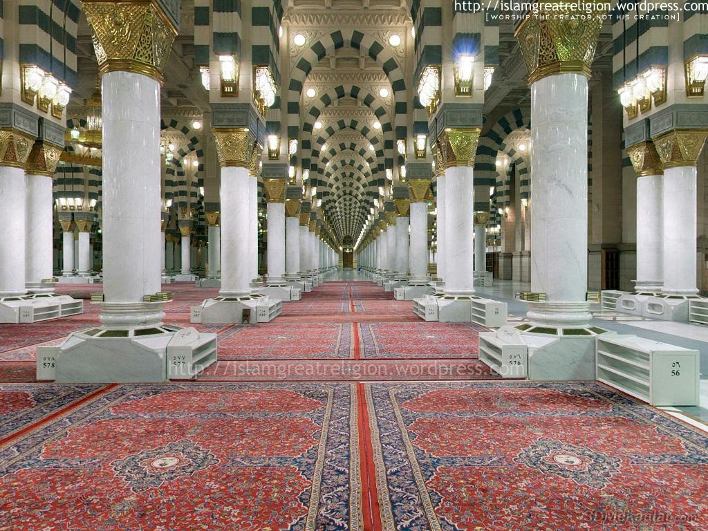 Masjid Nabawi Inside-Outside Wallpapers | Your Title
