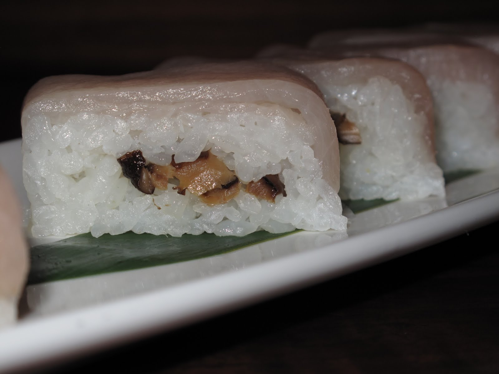 THE SUSHI DIVA: Hamachi Shiitake Box Sushi, King Crab California Roll ...