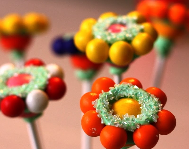 Gourmet Mom on-the-Go: Gumball Flowers