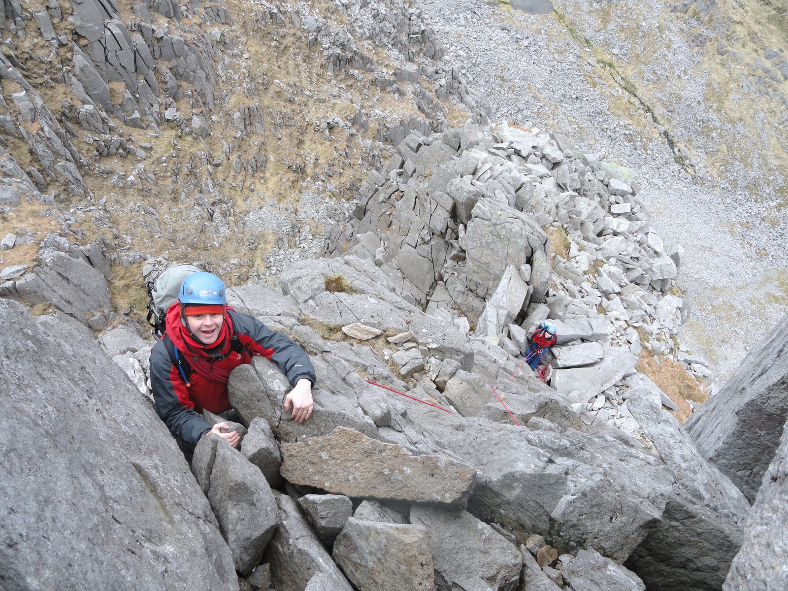 Huw Gilbert Mountaineering: Glyder Fach's Dolmen Ridge