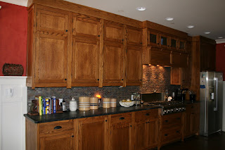 Ragtime Woodwork: Kitchen Cabinets (mission style white oak with walnut ...