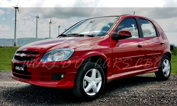 Tudo Sobre Carros: Chevrolet apresenta atualizações no Celta e Prisma