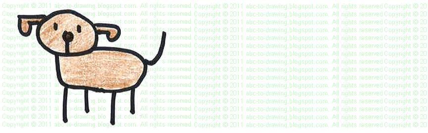 ABC To Drawing: Simple Dog