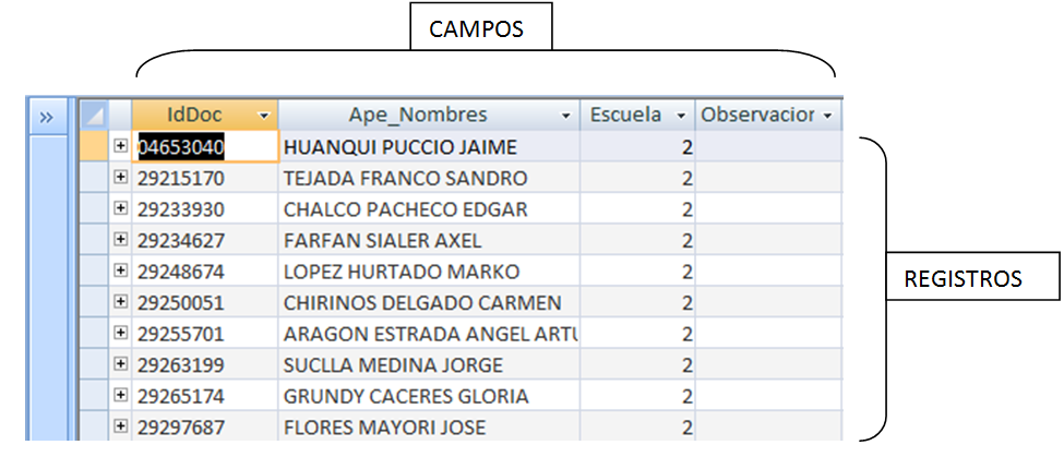 Microsoft Access - Entrega 01