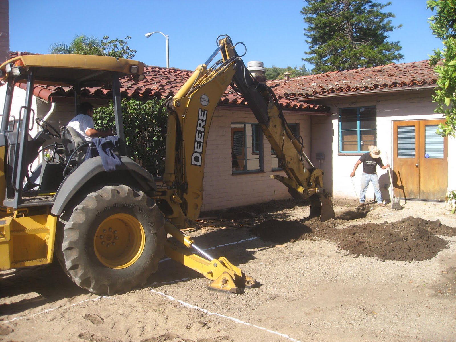 SBCGS Construction Updates: Trenches for the Foundation