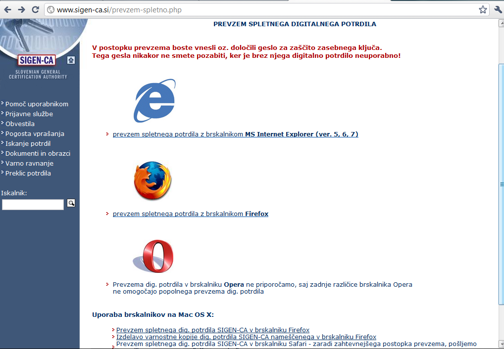 Denis Brinjevec: Vaja 00 - Digitalno potrdilo
