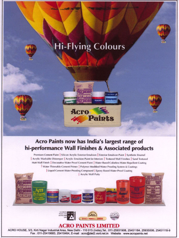 graphics & animation: Acro Paint Ad for magazine