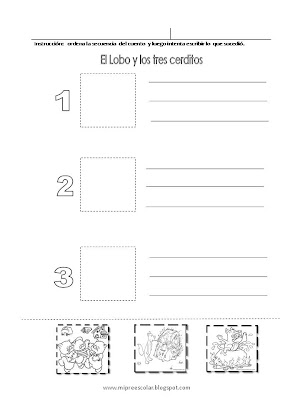 La profe de Infantil: ACTIVIDADES DEL CUENTO DE LOS TRES CERDITOS