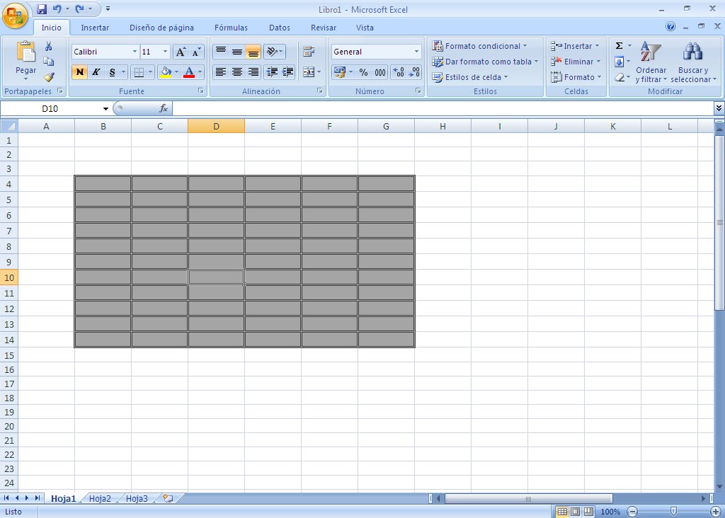 eXel: formato de celda