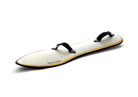Skateboard, Design and Style: Sand Surf With a "Sandviper" Sandboard