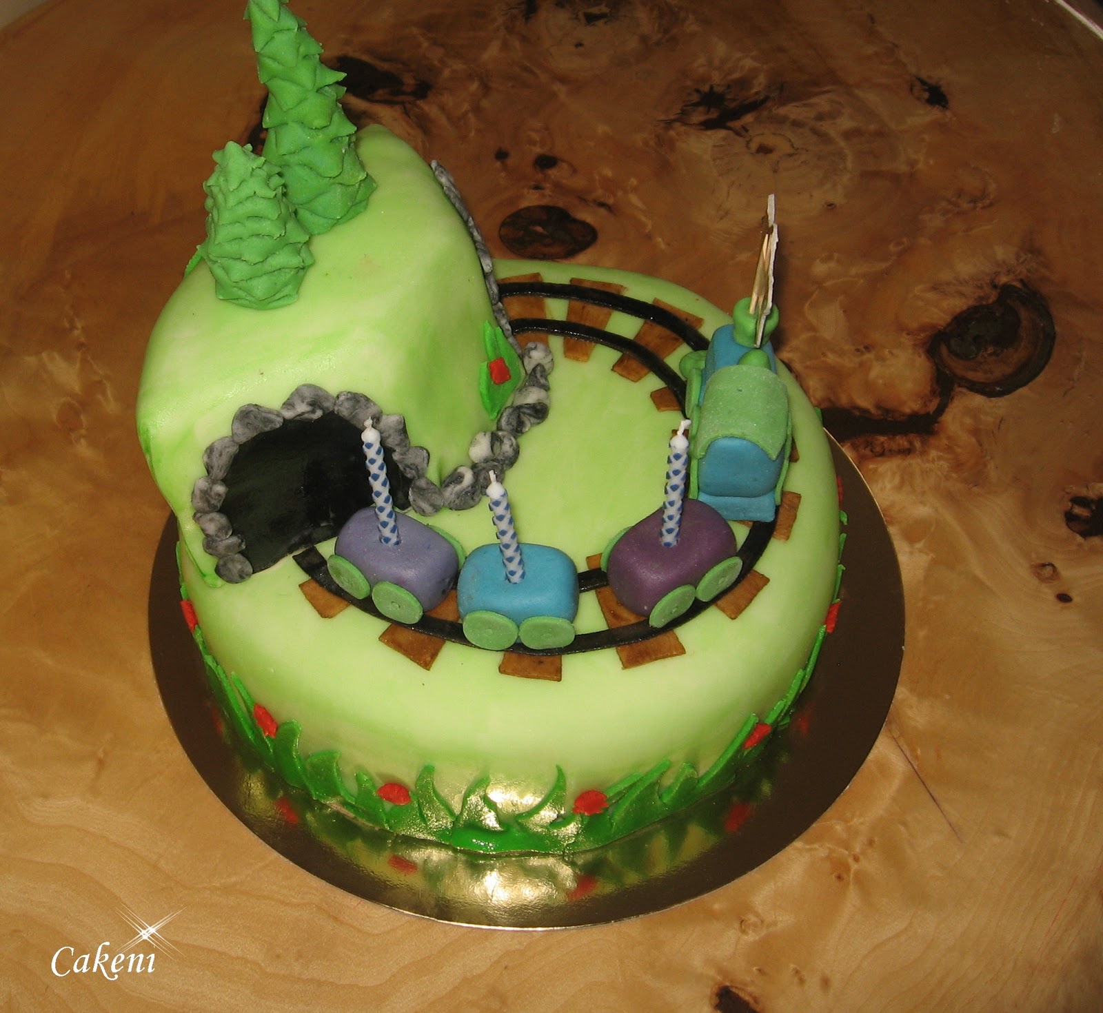 Kreativ Torta: Vonat torta