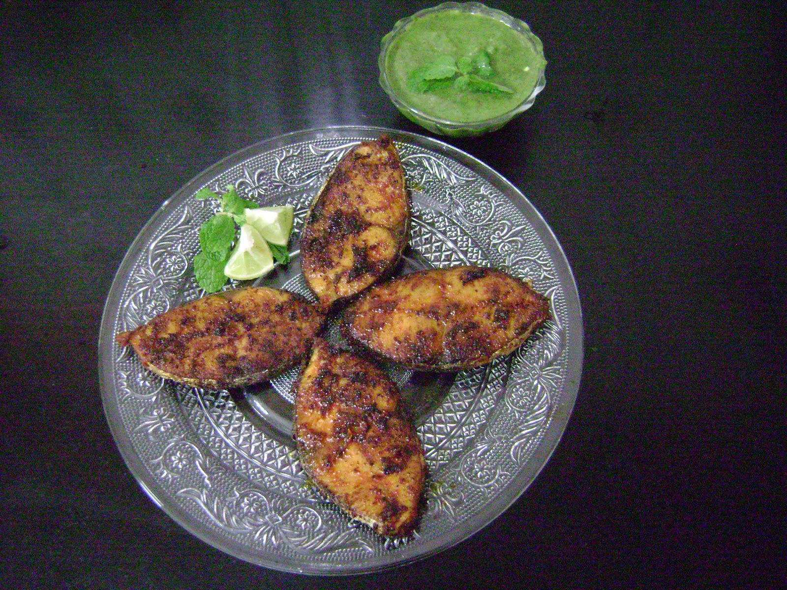 Vanjaram Tava Fry (Seer fish fry)