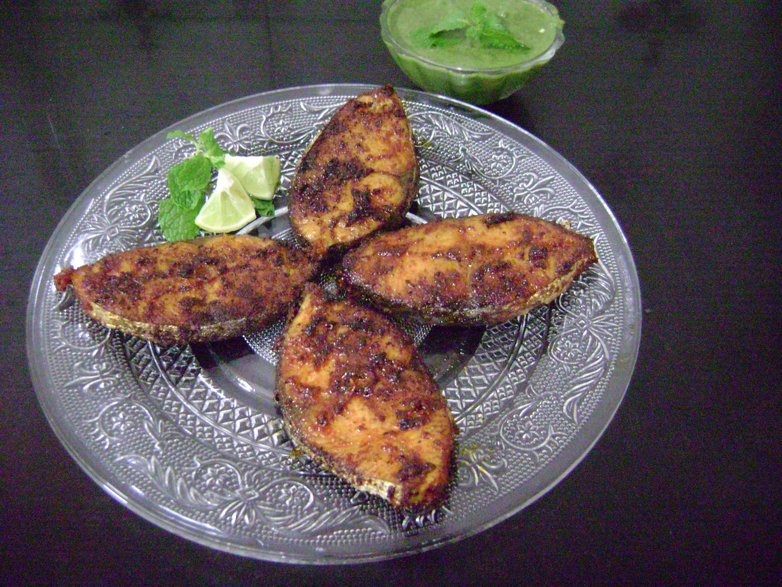 Vanjaram Tava Fry (Seer fish fry)