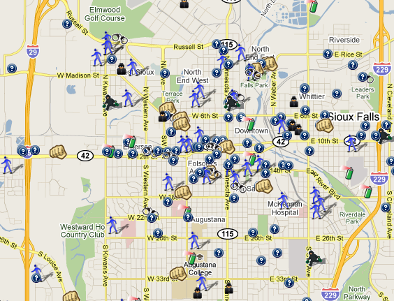 Spotcrime The Publics Crime Map Sioux Falls South Dakota Crime