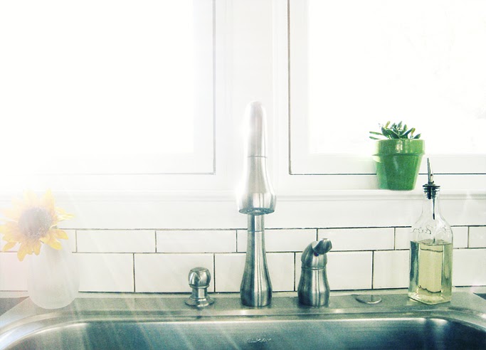 This Fresh Fossil: Kitchen Remodel: Tile Backsplash {Part 2}