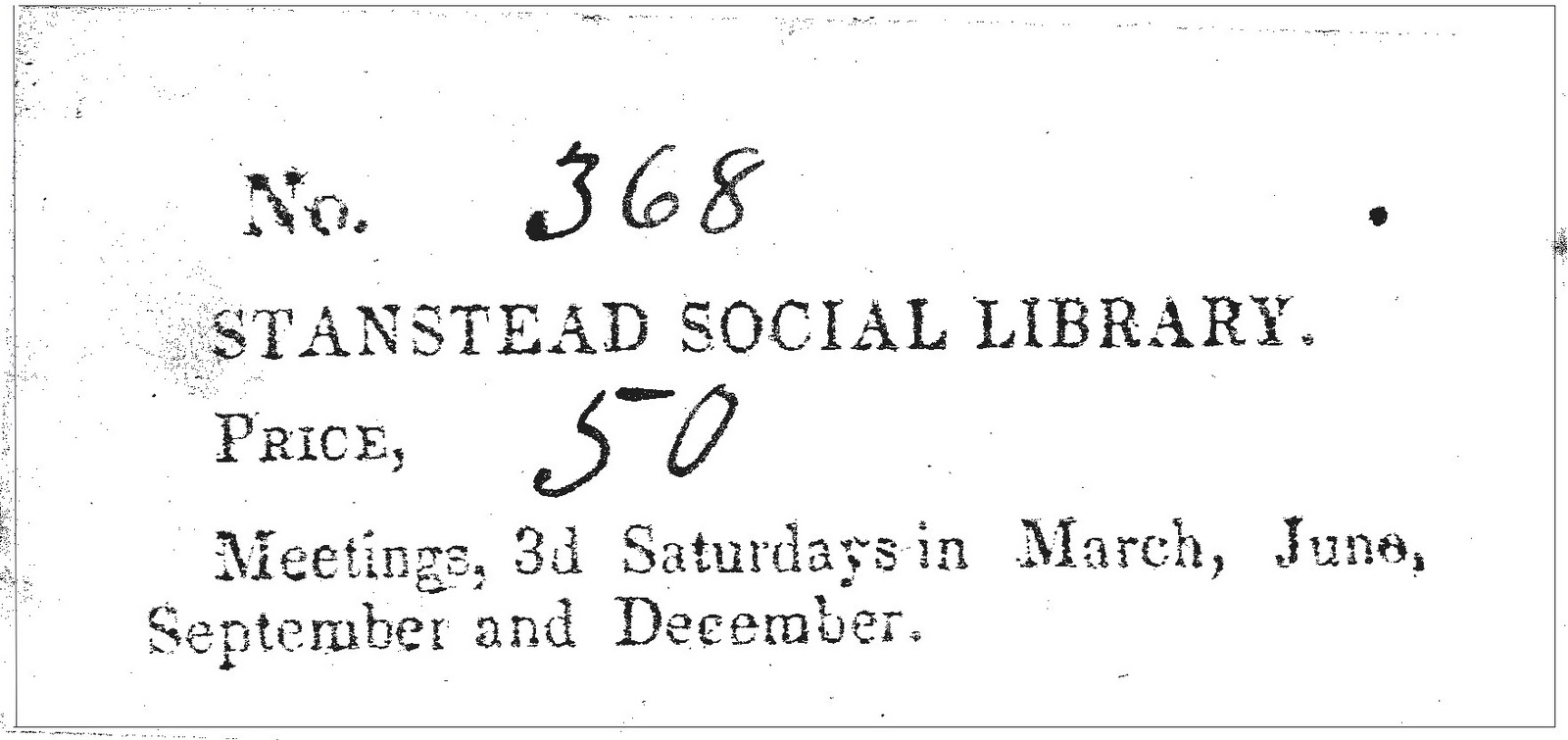 Musée Colby-Curtis Museum Blog: 19th Century Libraries in Stanstead ...