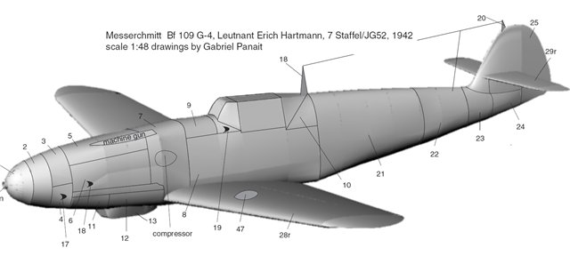 Amantes da Aviação: Me 109 Paper model
