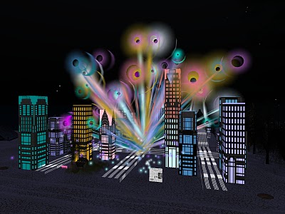 Making art in Second Life: Here Comes the Sun