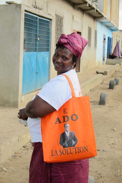 Divided Ivory Coast One Village Votes Voters Wear Their Support In Abidjan