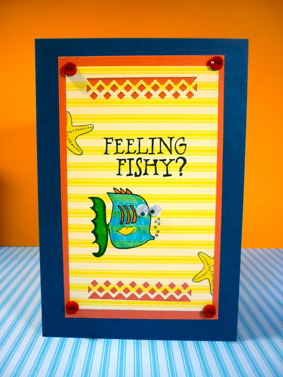 My First Card: DIY Videos: Feeling Fishy?