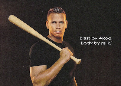 Ad - Versed: A-Rod: Body by Milk. No... wait...