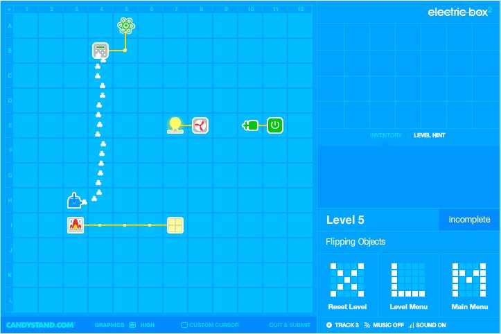 Game Walkthroughs (Oyun Çözümleri): Electric Box 2 Walktrough