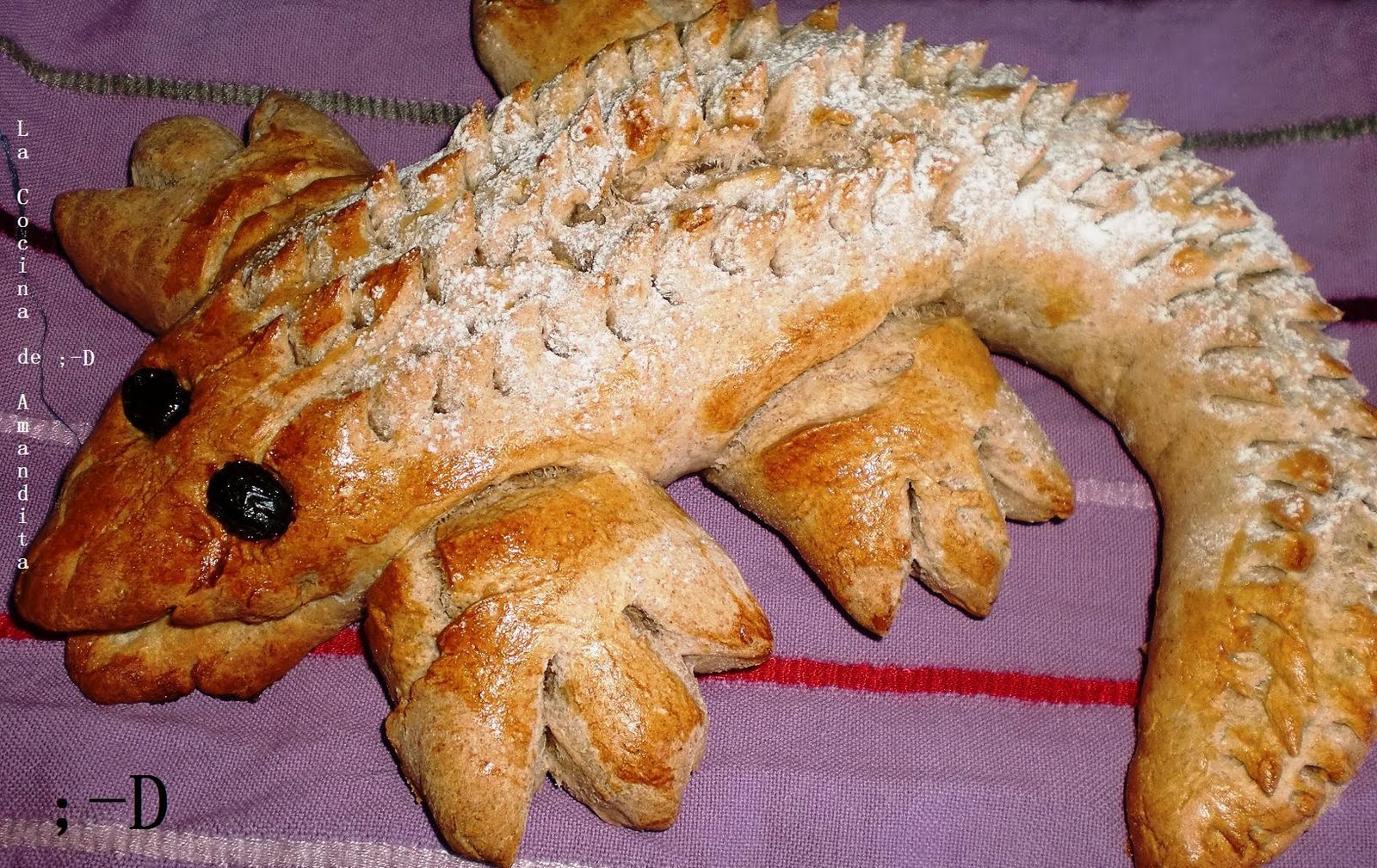 La Cocina de Amandita ;-D: Pan Cocodrilo.