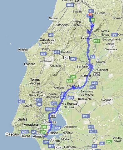 Casa do Benfica em Almada: [EPIC RIDE] Caminho do Tejo - Preparativos