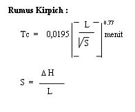 ESTIMASI DEBIT BANJIR | Berbagi Pengetahuan