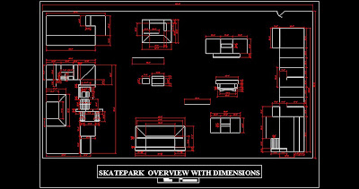 SE2: Toms River Skatepark Design: Skatepark Overview (Dimensions)