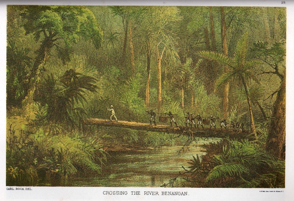 penantongtana: THE HEAD-HUNTERS OF BORNEO - CARL BOCK (1849-1932)