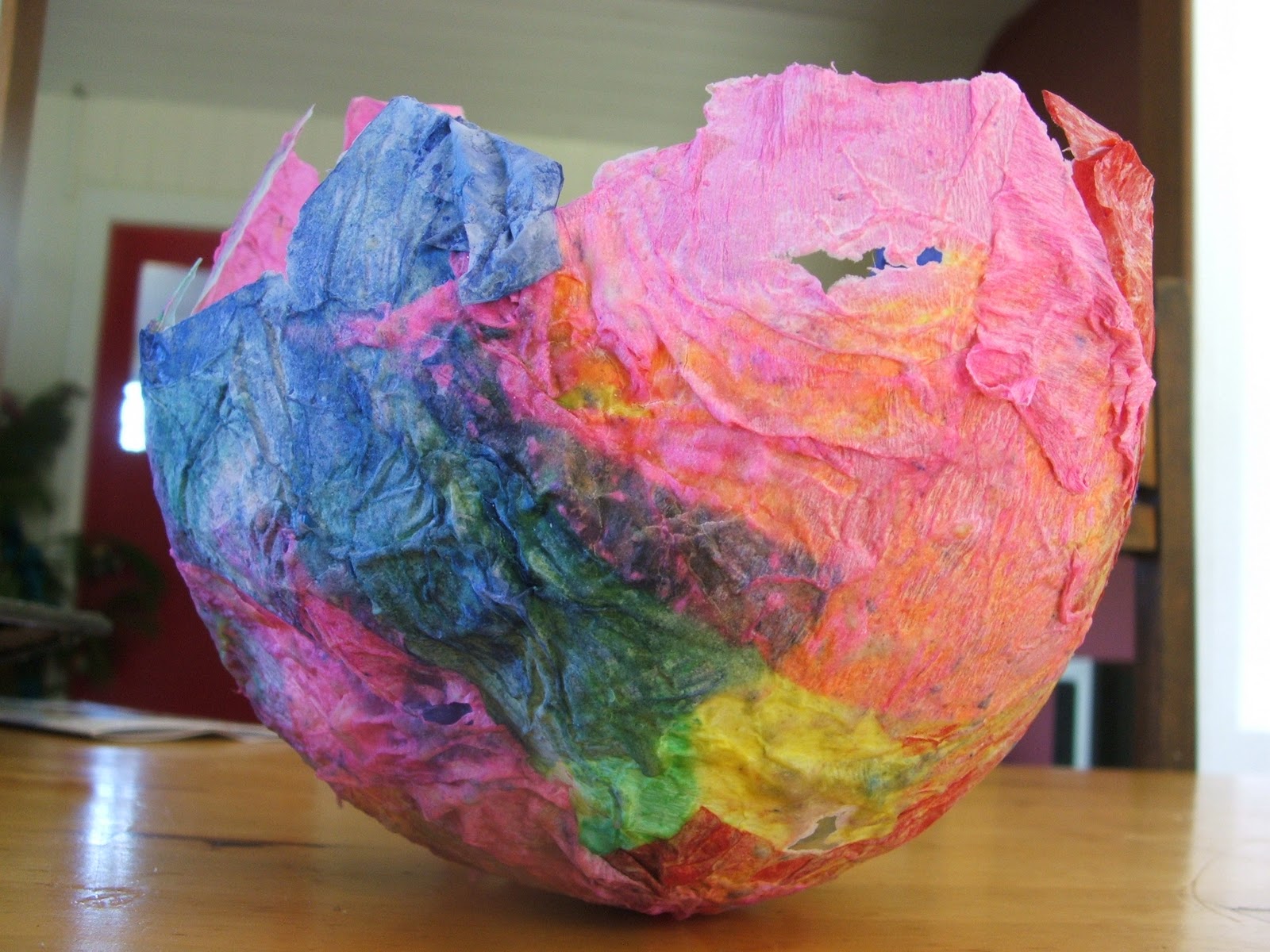 Rainbow Love Farm: Papier mache lanterns